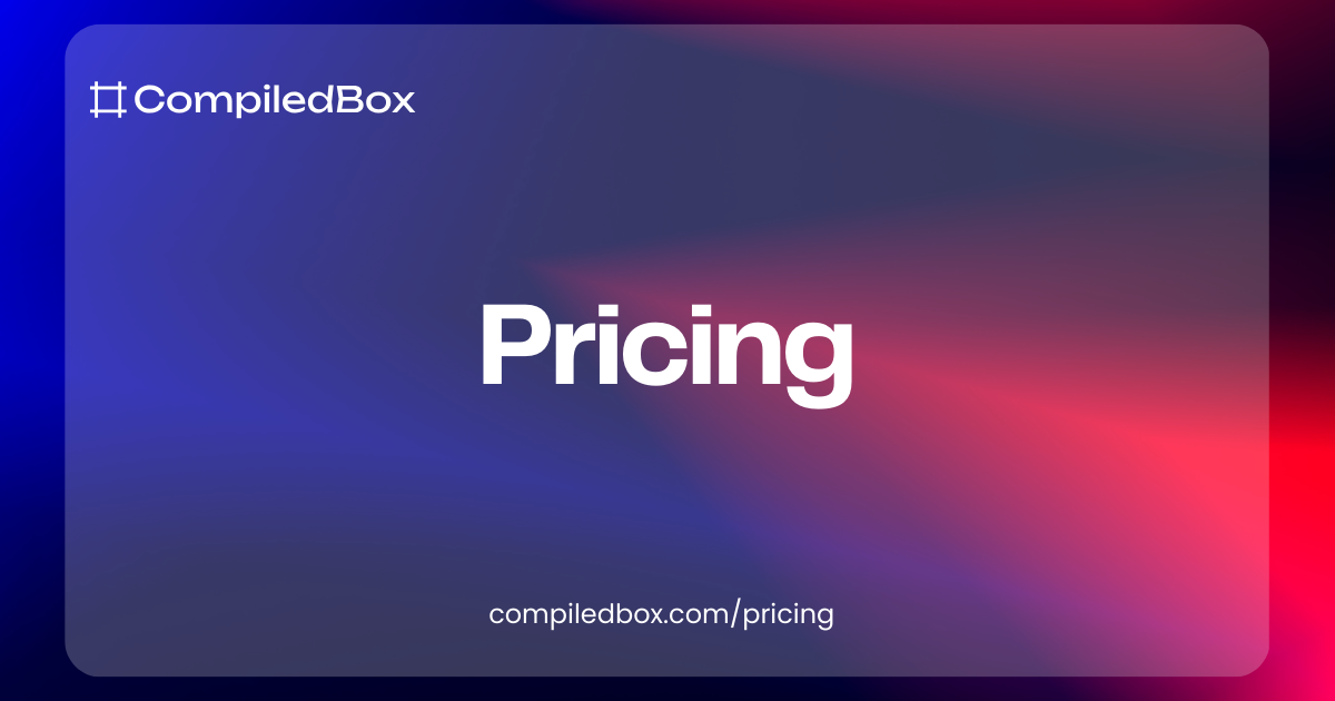 Custom Web Design Pricing Packages - CompiledBox